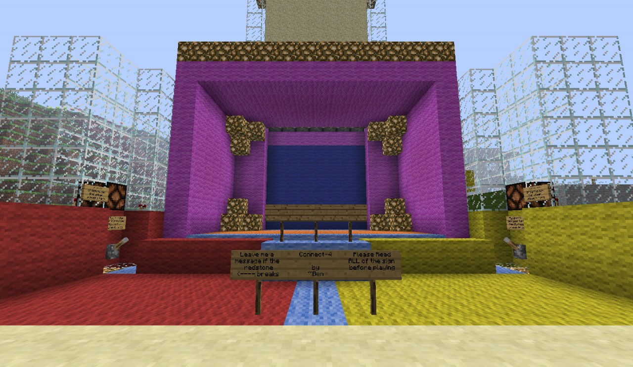 Connect-4 Minecraft Mini-game Minecraft Map