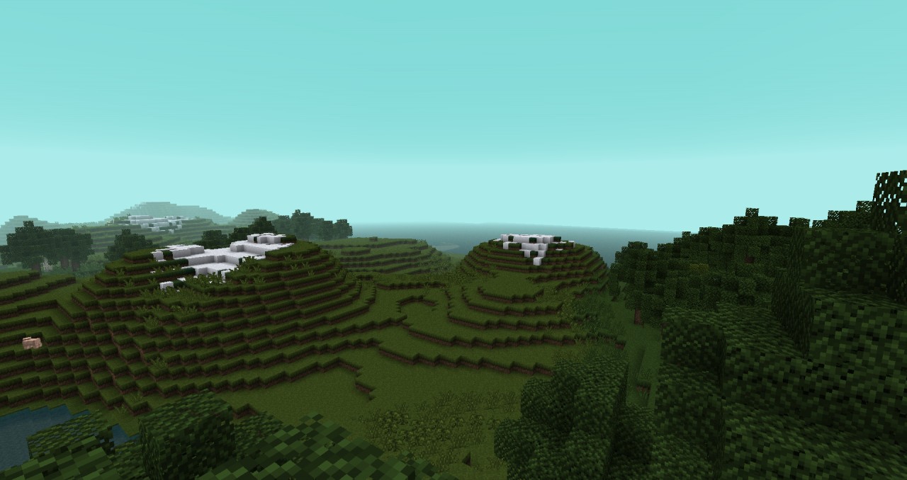 Custom Terrain - Mountain World Minecraft Map