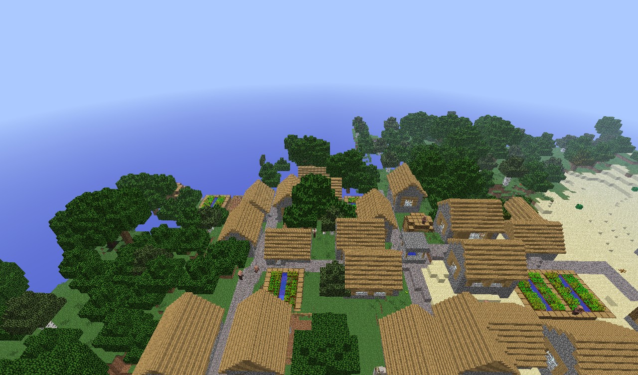 SUPER ULTRA MEGA VILLAGE Minecraft Map