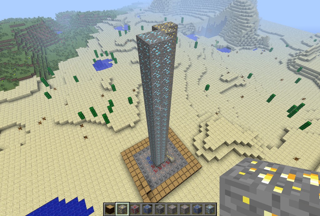 Mega tree with ores Minecraft Project