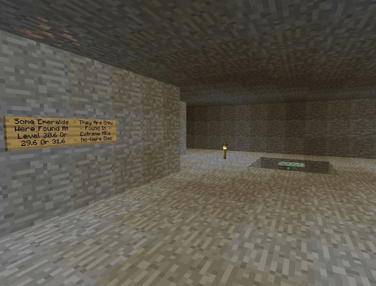 Emerald Mine For 1.3.2 Minecraft Map