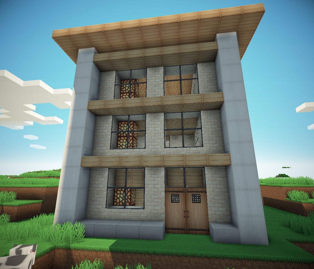 Just a flathouse with simple design! Minecraft Map