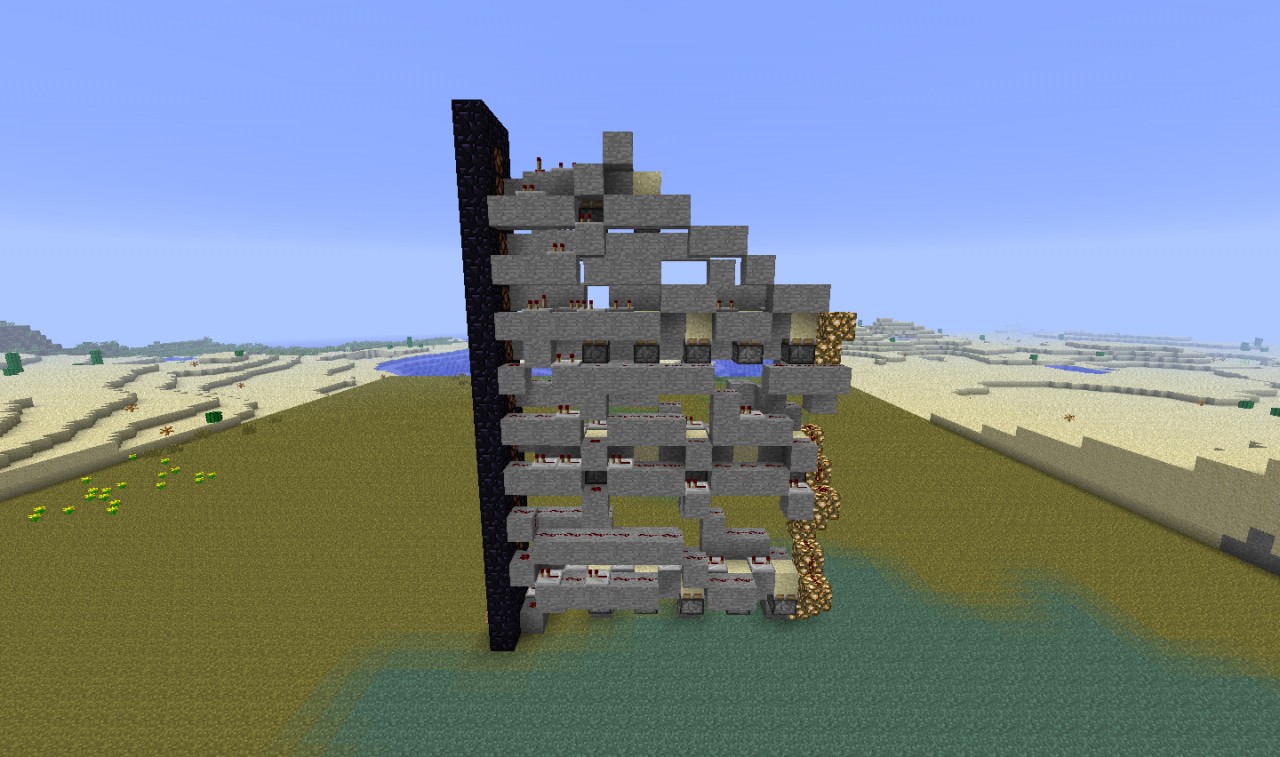 Vertical Redstone Counter Minecraft Map