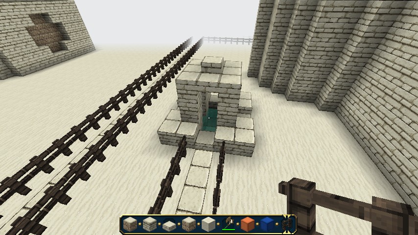 Sandstone Desert Fortress Minecraft Map