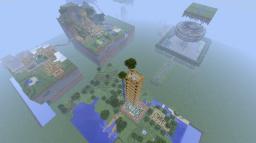 Awesome Adventure Map With Chunks Of Famous YouTubers worlds! Minecraft Map
