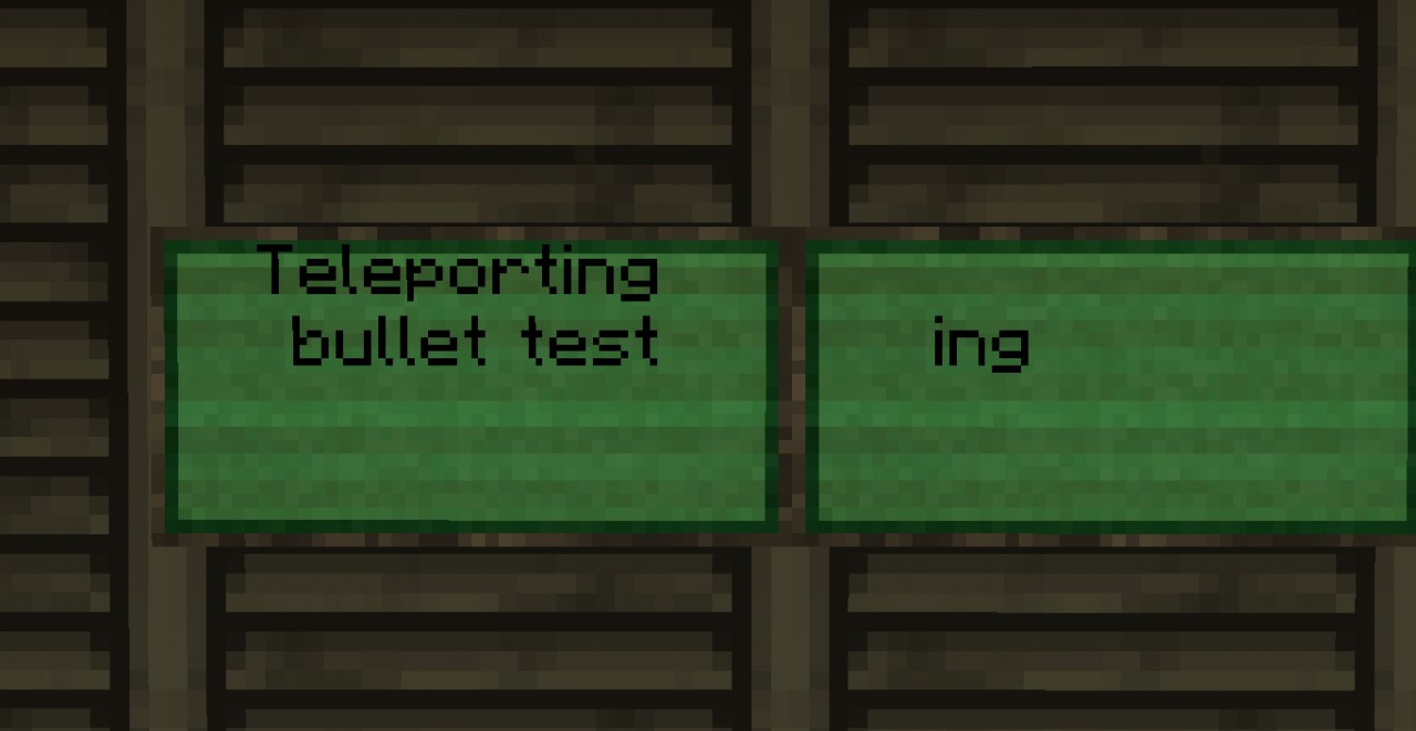Teleporting Revolver Bullet 1 Minecraft Map