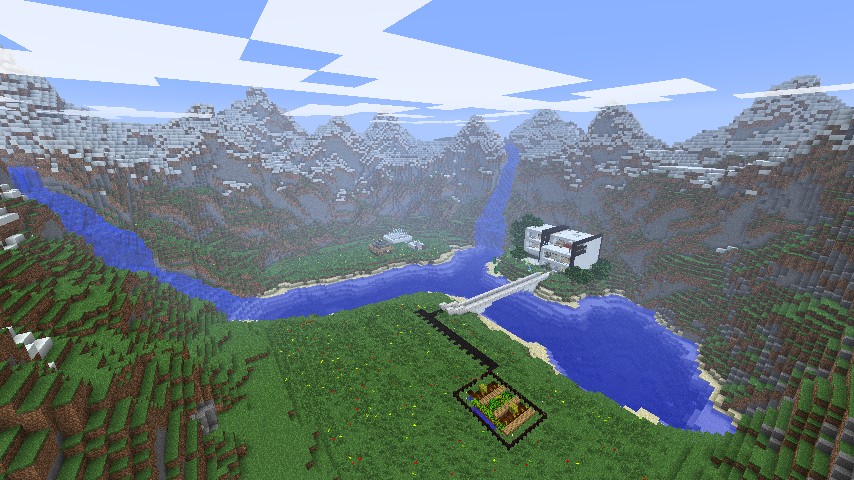 Cool in the mountains of the world Minecraft Map