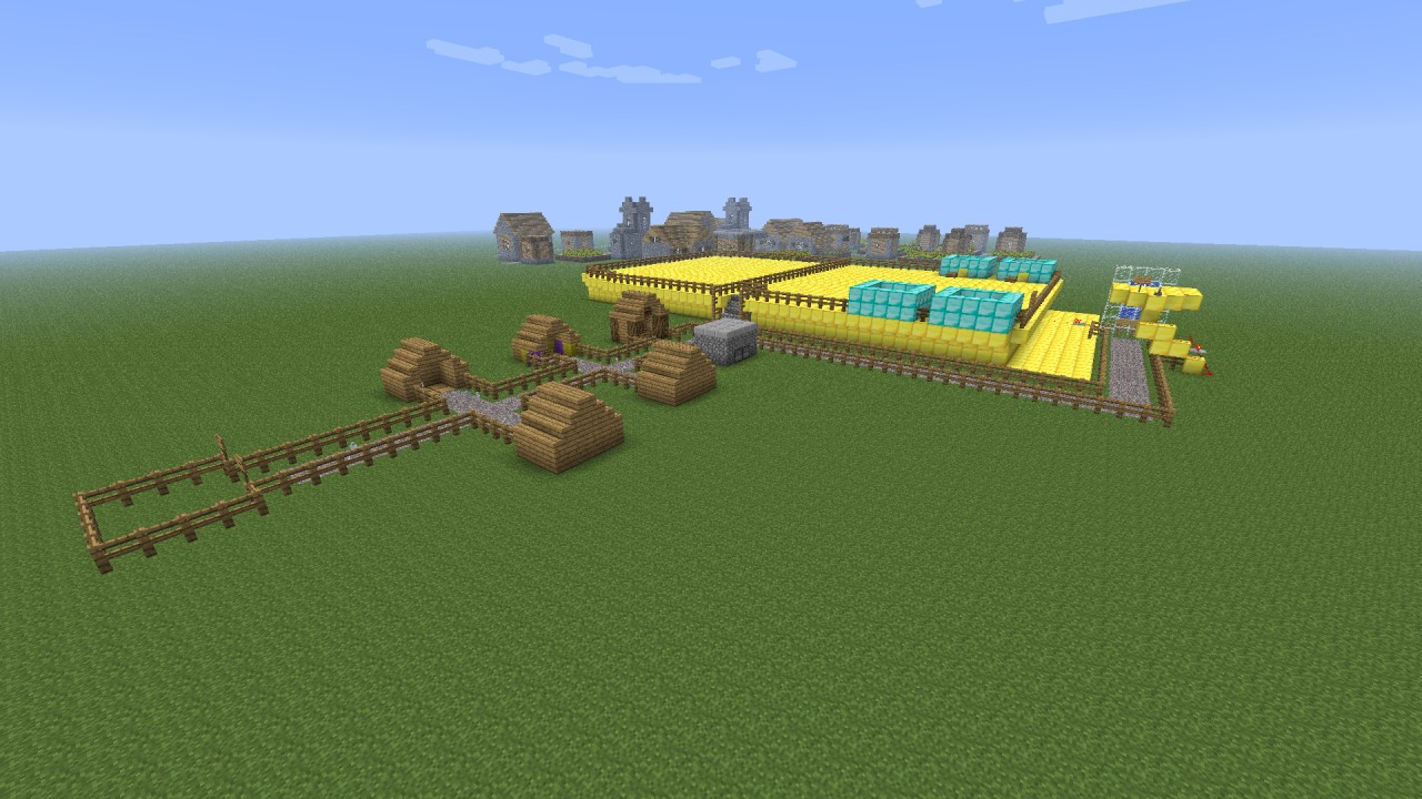 clay soldiers village Minecraft Map