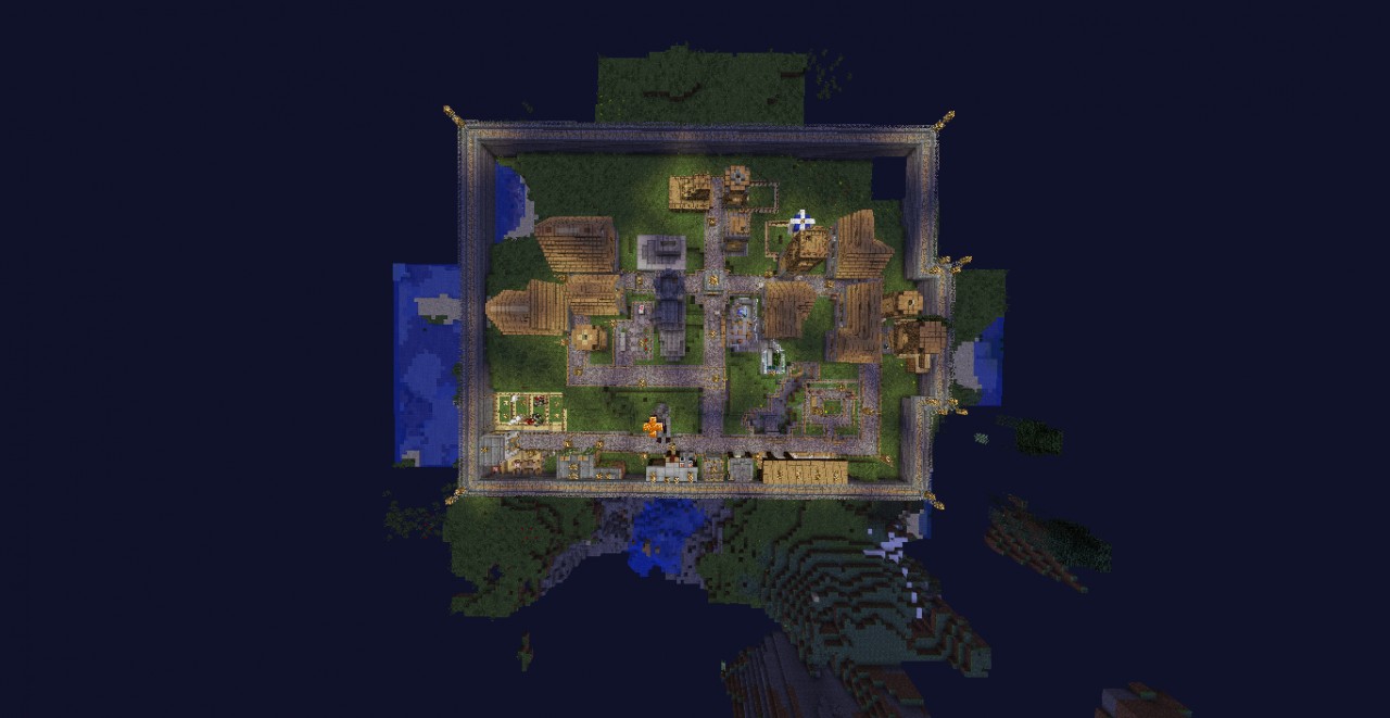 NPC village makeover Minecraft Map