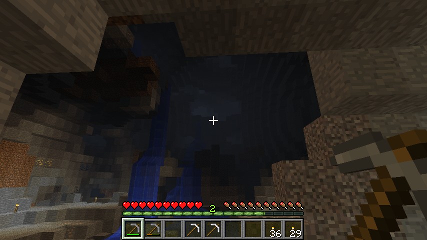 Minecraft 1.2.5 Seed with a Underdround Cavern with Diamonds! Minecraft Map