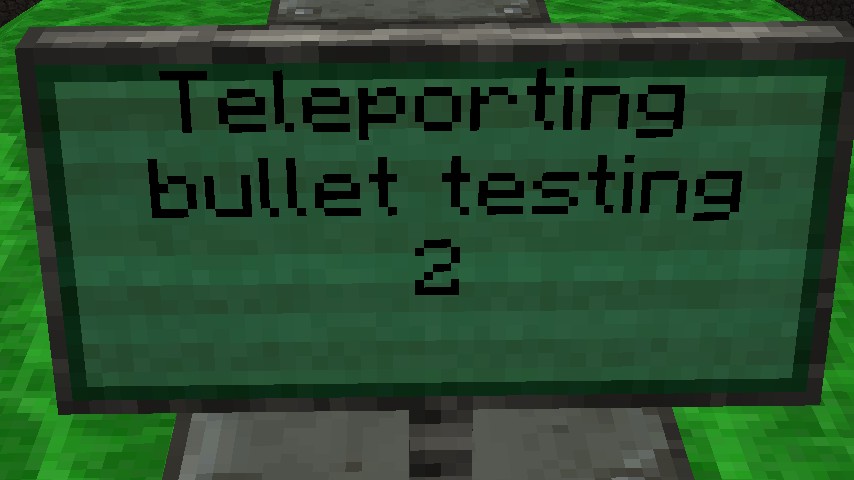 Teleporting Revolver Gun Bullet 2 Minecraft Map
