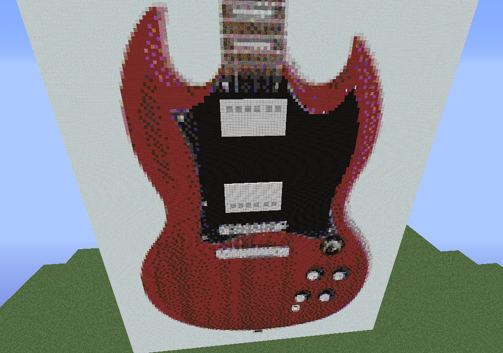 Massive 3D Gibson SG! Minecraft Map