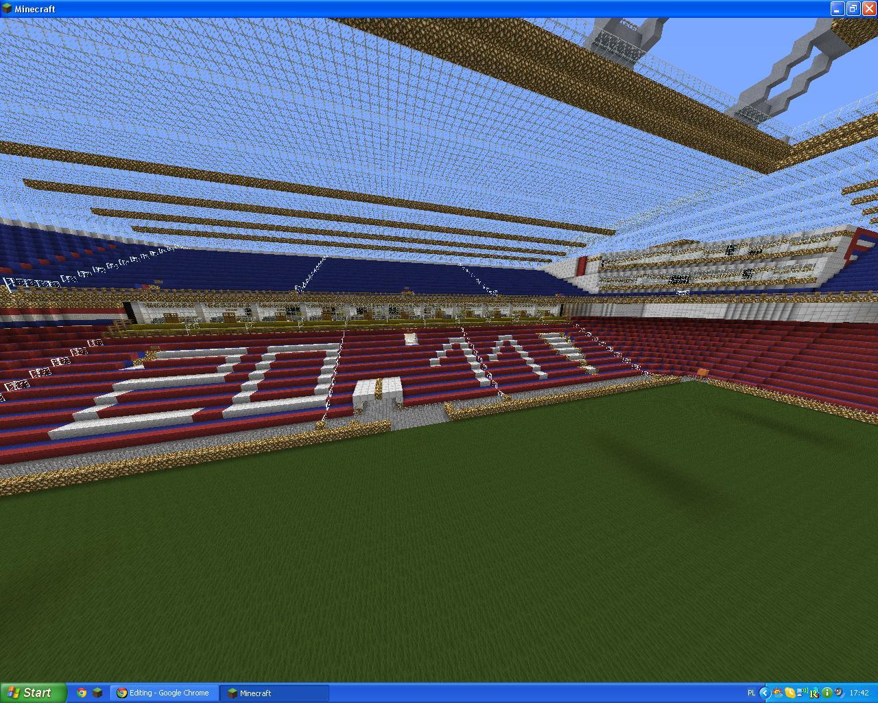 Big Football Stadium Minecraft Map