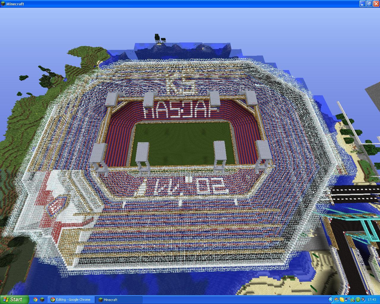Big Football Stadium Minecraft Map