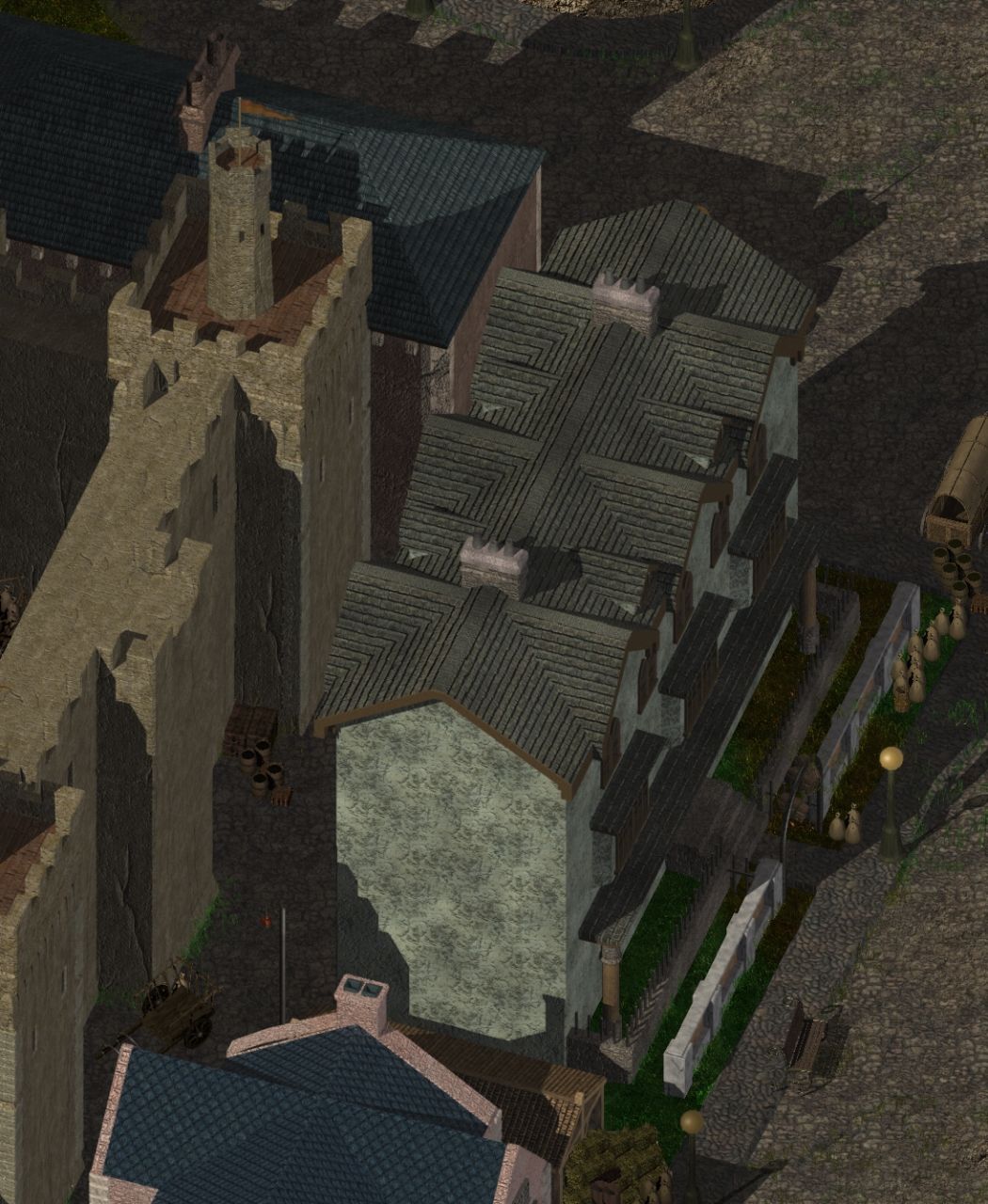 The Three Old Kegs Inn from Baldur's Gate [1.2.5] Minecraft Map