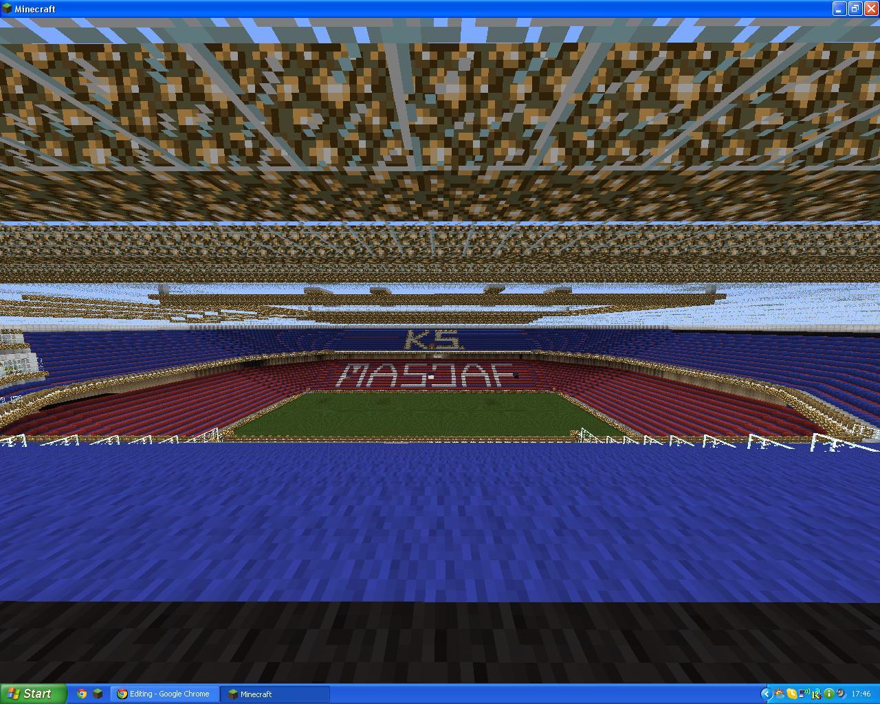 Big Football Stadium Minecraft Map