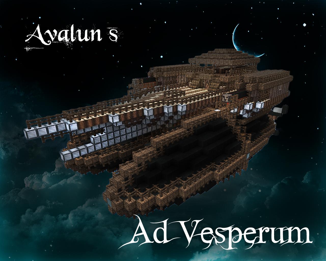 Airship | Ad Vesperum (World Download, Schematic, Youtube) Minecraft Map