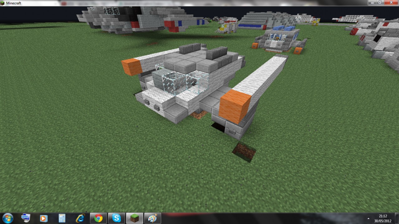 Star Trek D-17 Fighter Craft (Zeppelin mod compatible) Minecraft Map