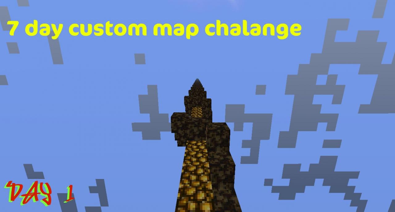 my 1st minecraft map this week Minecraft Map