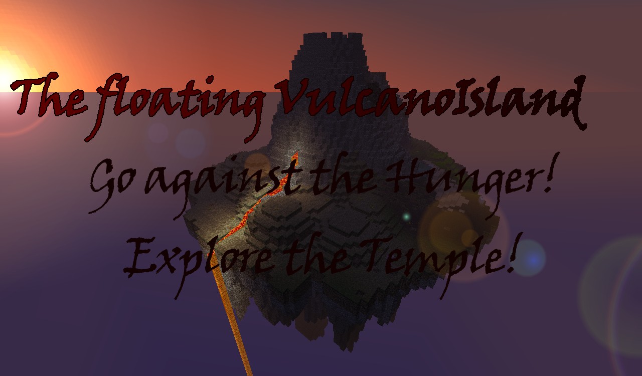 The Floating Vulcano Survival Minecraft Map