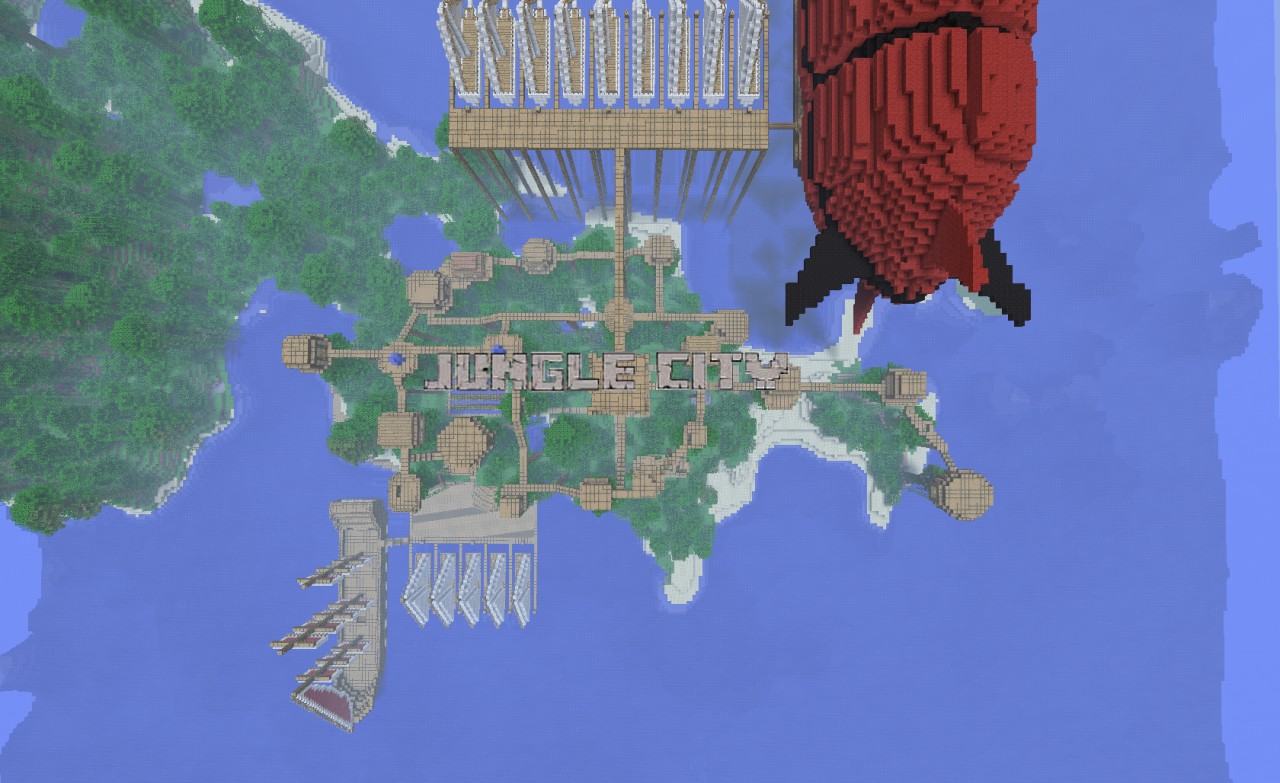 Jungle City Minecraft Map