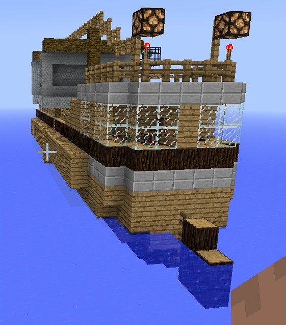 Boat from Under Sea Survival map Minecraft Map