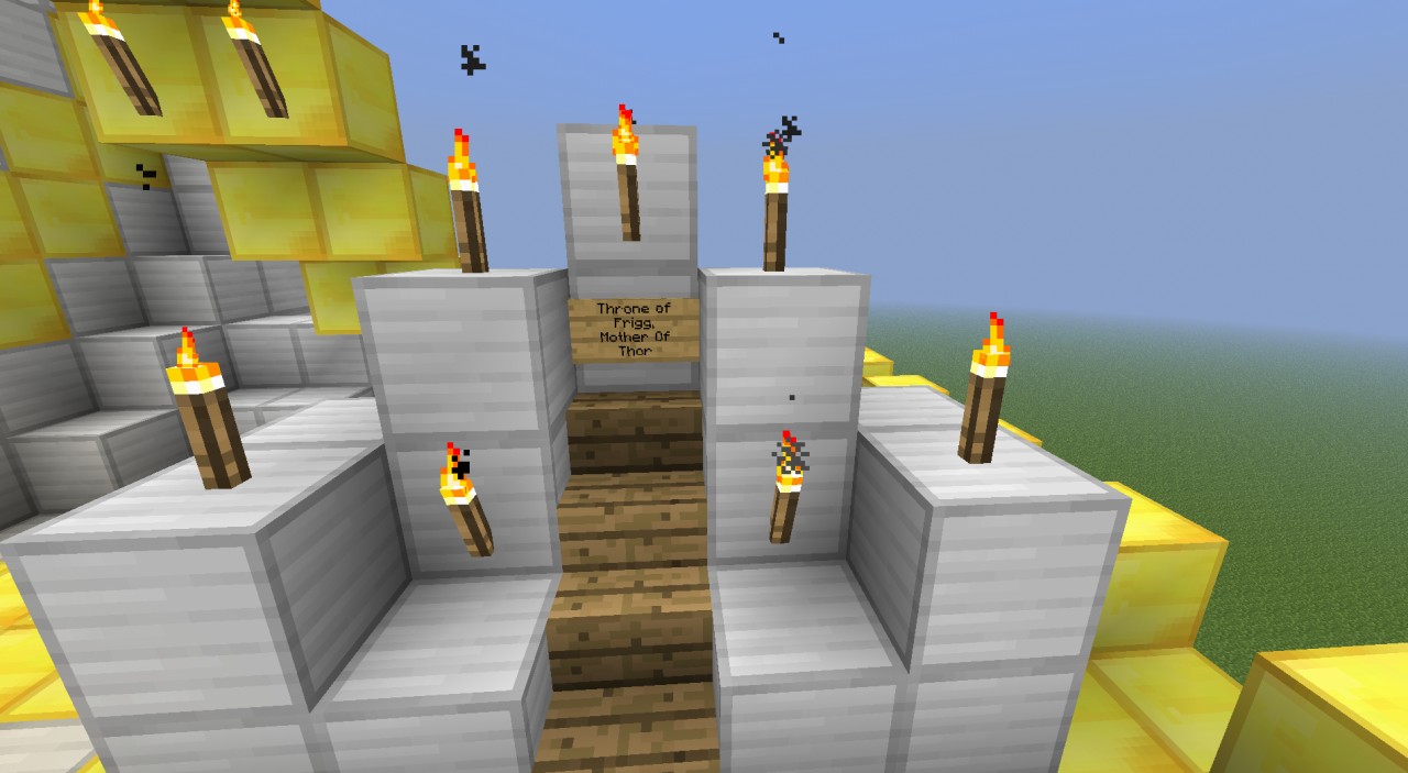 Asgard: Stage #1 (Gate Of Asgard + Temple Of Odin) Minecraft Map