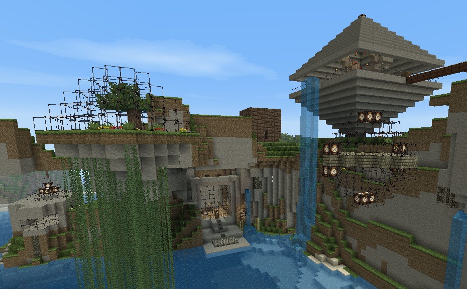 Mountain Range World Minecraft Map