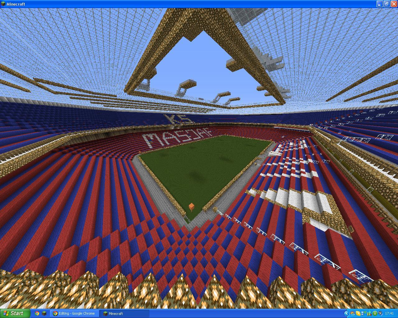 Big Football Stadium Minecraft Map