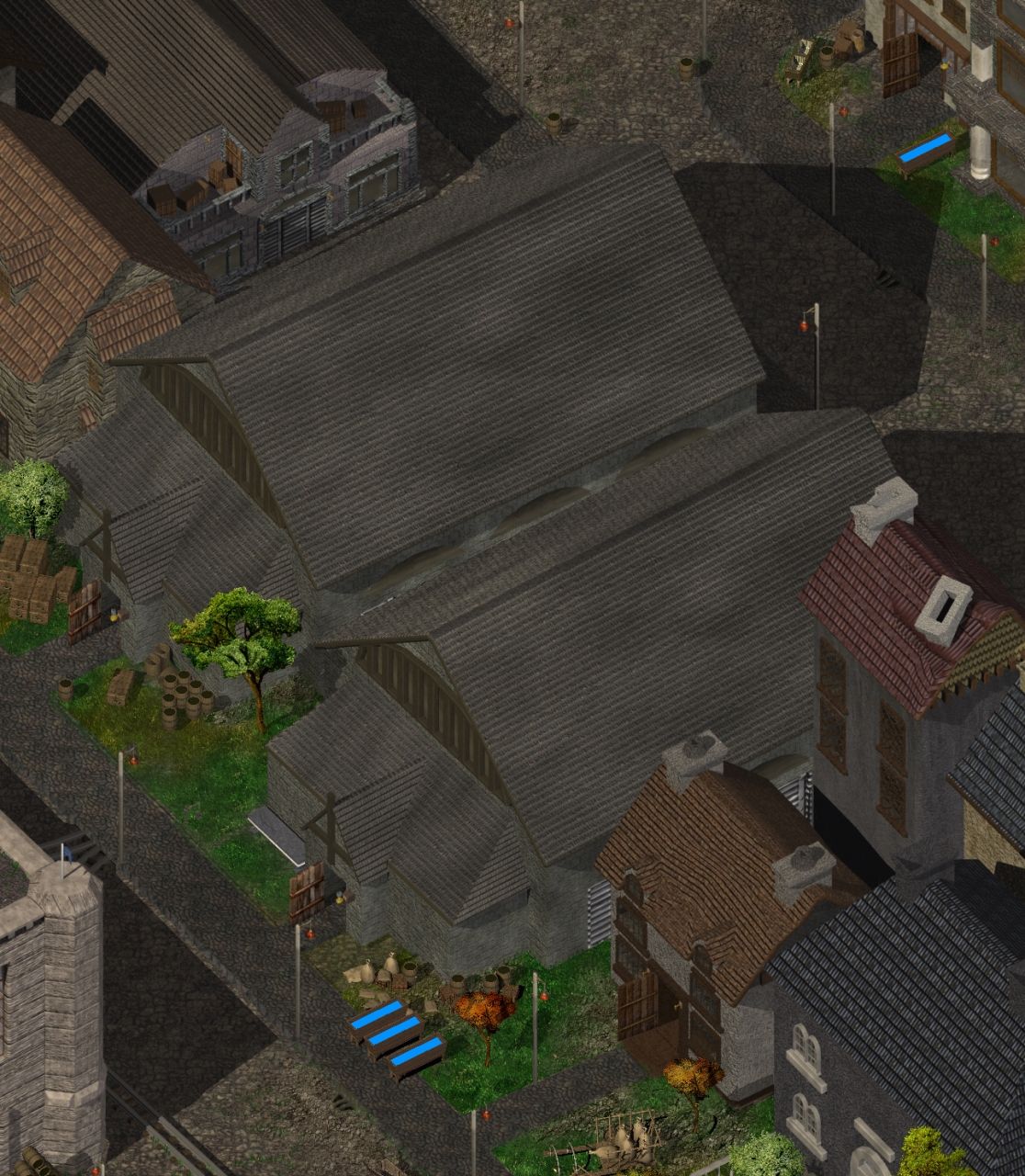 Dockside Warehouses from Baldur's Gate [1.2.5] Minecraft Map