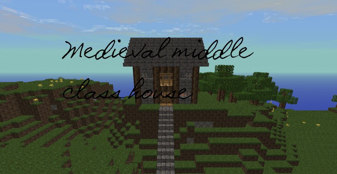 Medieval middle class house Minecraft Map