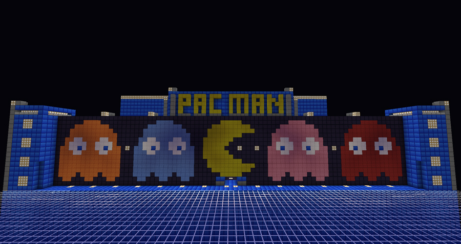 PacMan Arcade (updated to V2.0) Minecraft Map