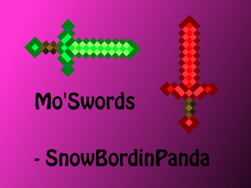 [OLD] Mo'Swords 1.3 [MC - 1.2.5] Minecraft Mod