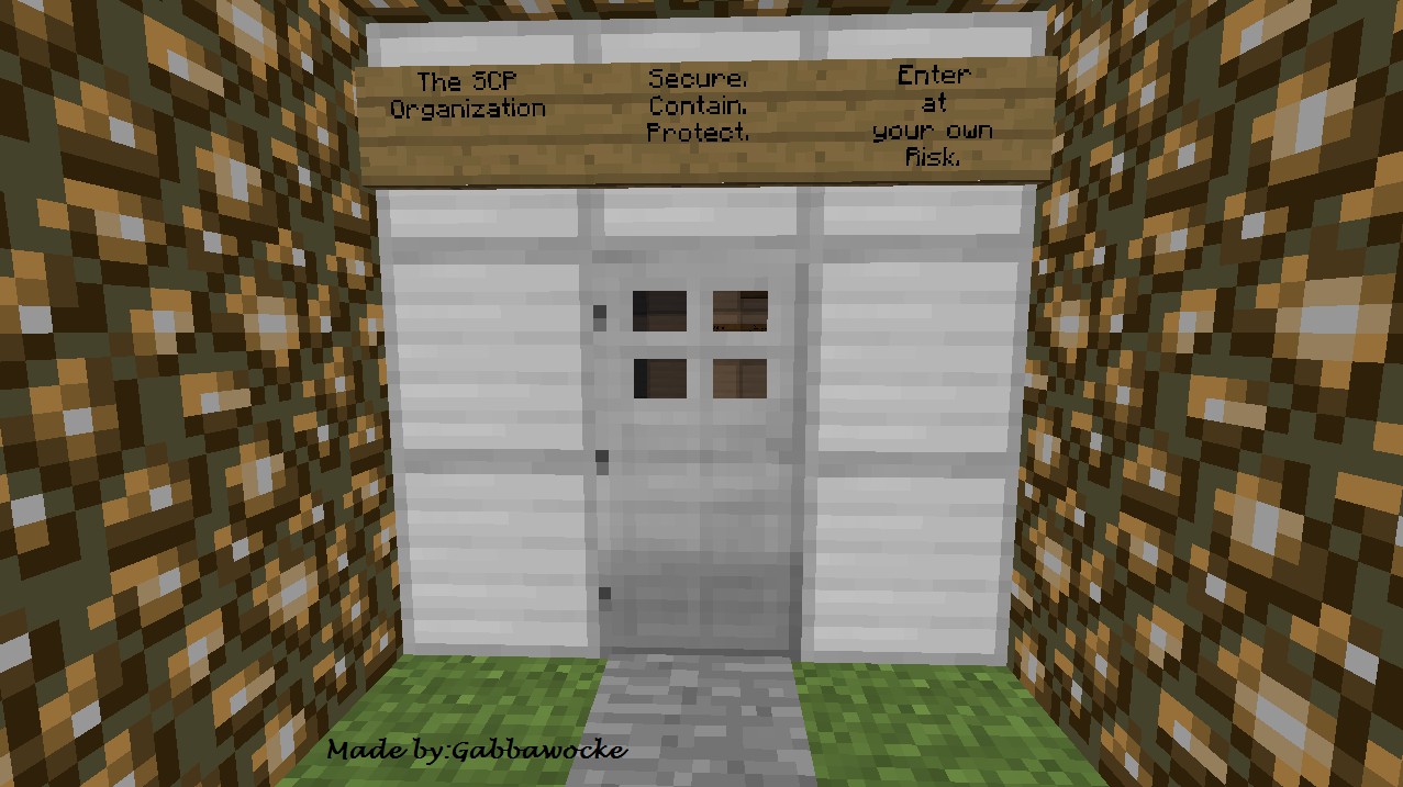 The SCP Organization Minecraft Map