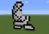 Dry Bones Pixel Art Minecraft Map