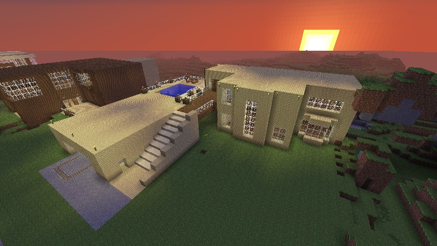 Modern House- Neighborhood Project Minecraft Map