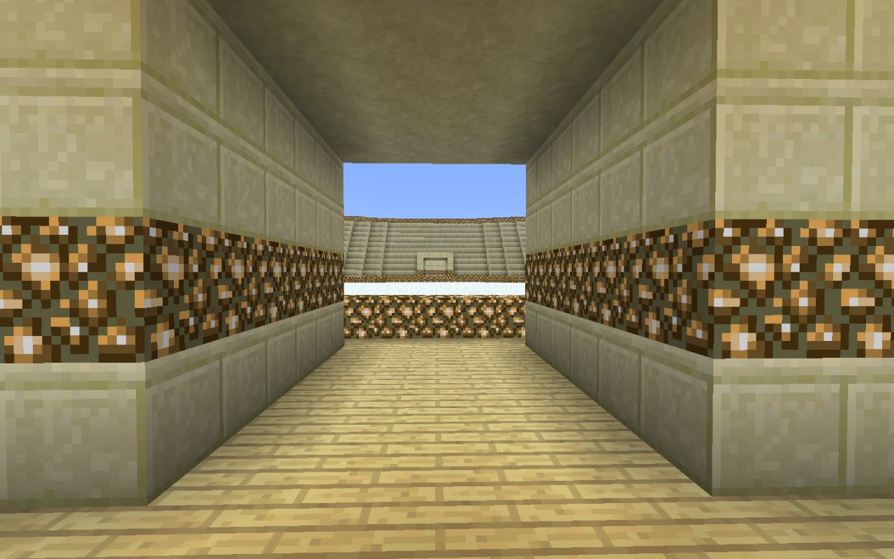 Sandstone Spleef Arena Minecraft Map