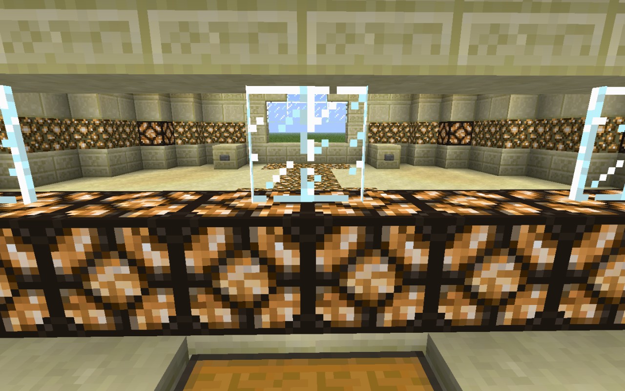 Sandstone Spleef Arena Minecraft Map