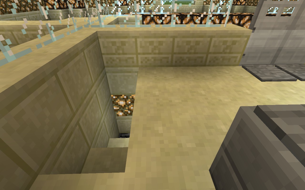 Sandstone Spleef Arena Minecraft Map