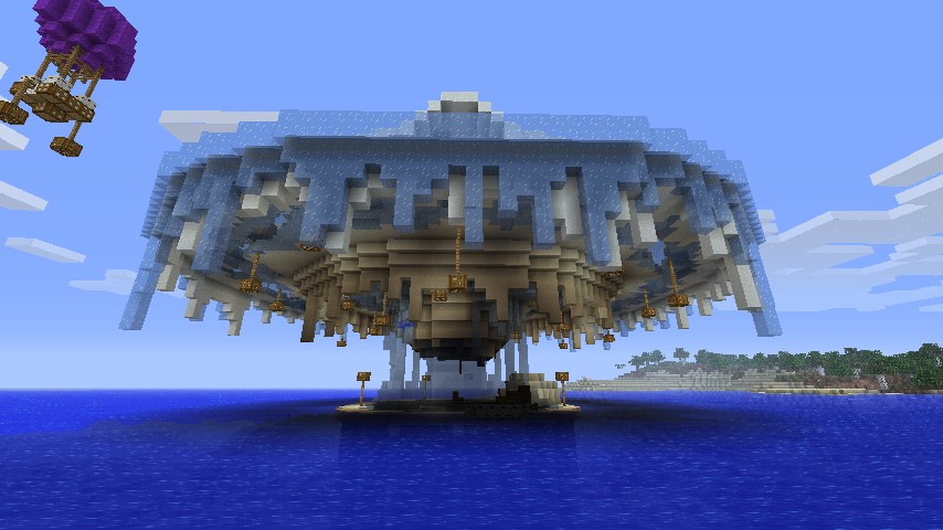 Igloo town. Minecraft Map