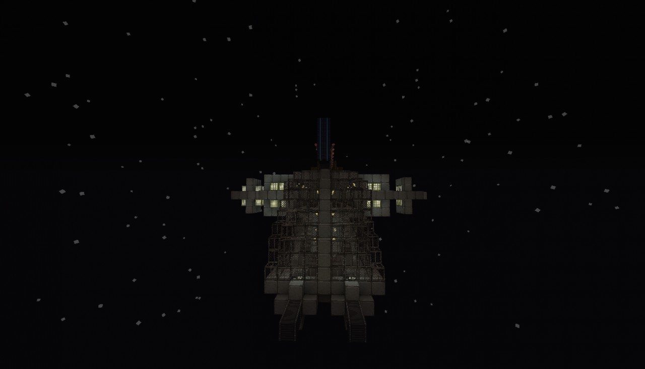 Experimental Mobile Rail Gun Minecraft Project