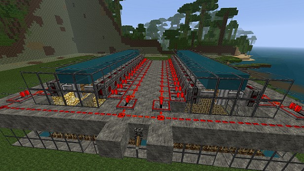 Industrial Wheat Harvester Minecraft Map