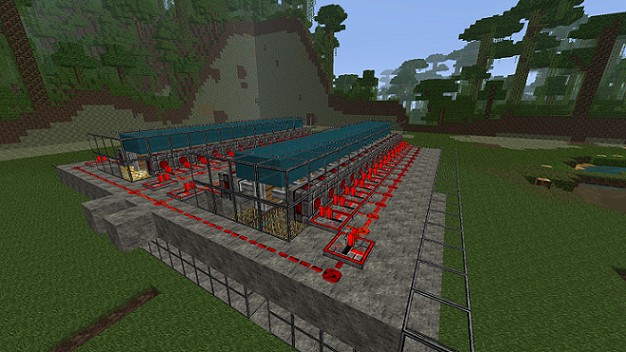 Industrial Wheat Harvester Minecraft Map