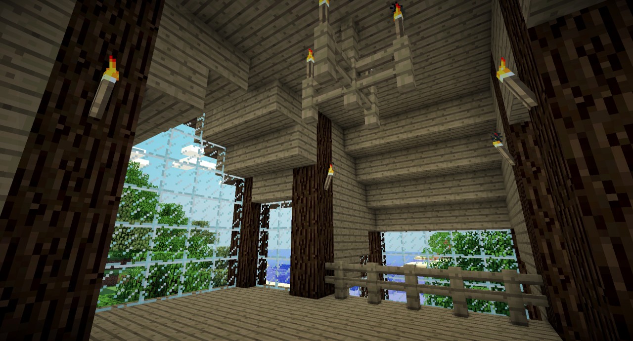 Log house (No furnishings) Minecraft Map