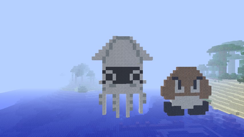 Blooper (Super Maro Brothers) Minecraft Map