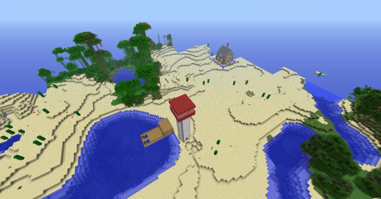 My creative world (in survival mode) Minecraft Map