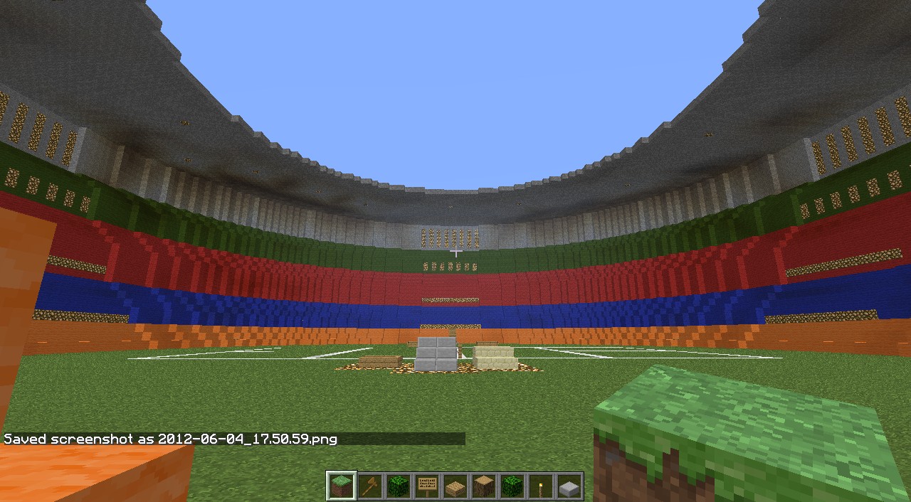 Large Tennis stadium Minecraft Map