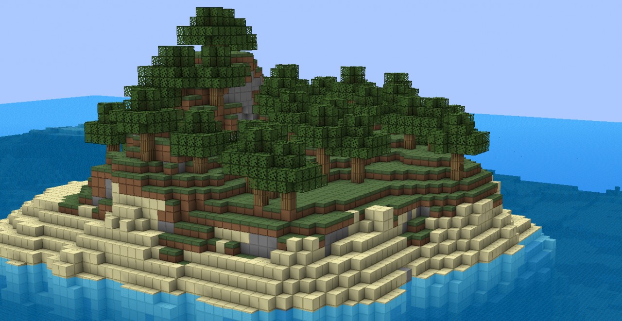 Custom Island Minecraft Map