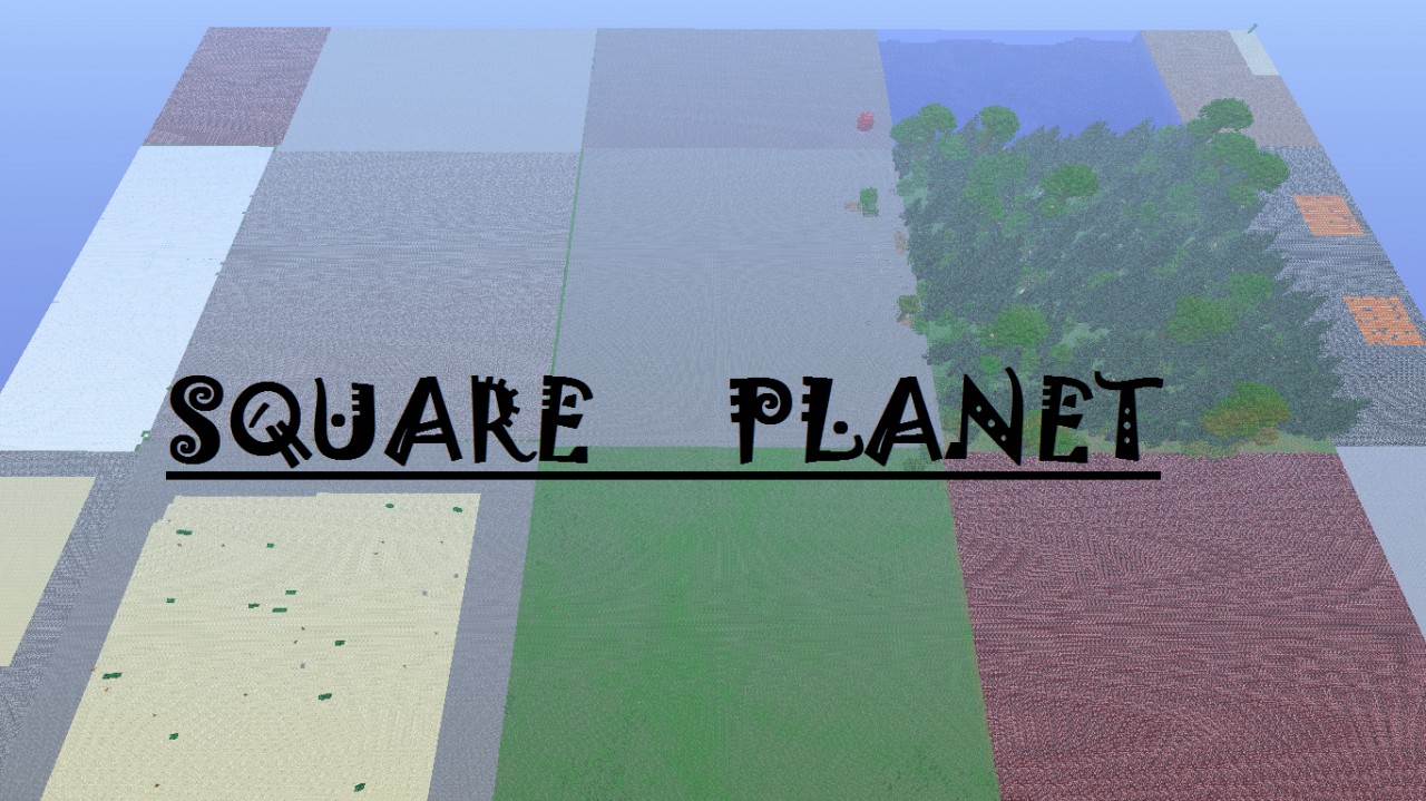 Planet square Minecraft Map