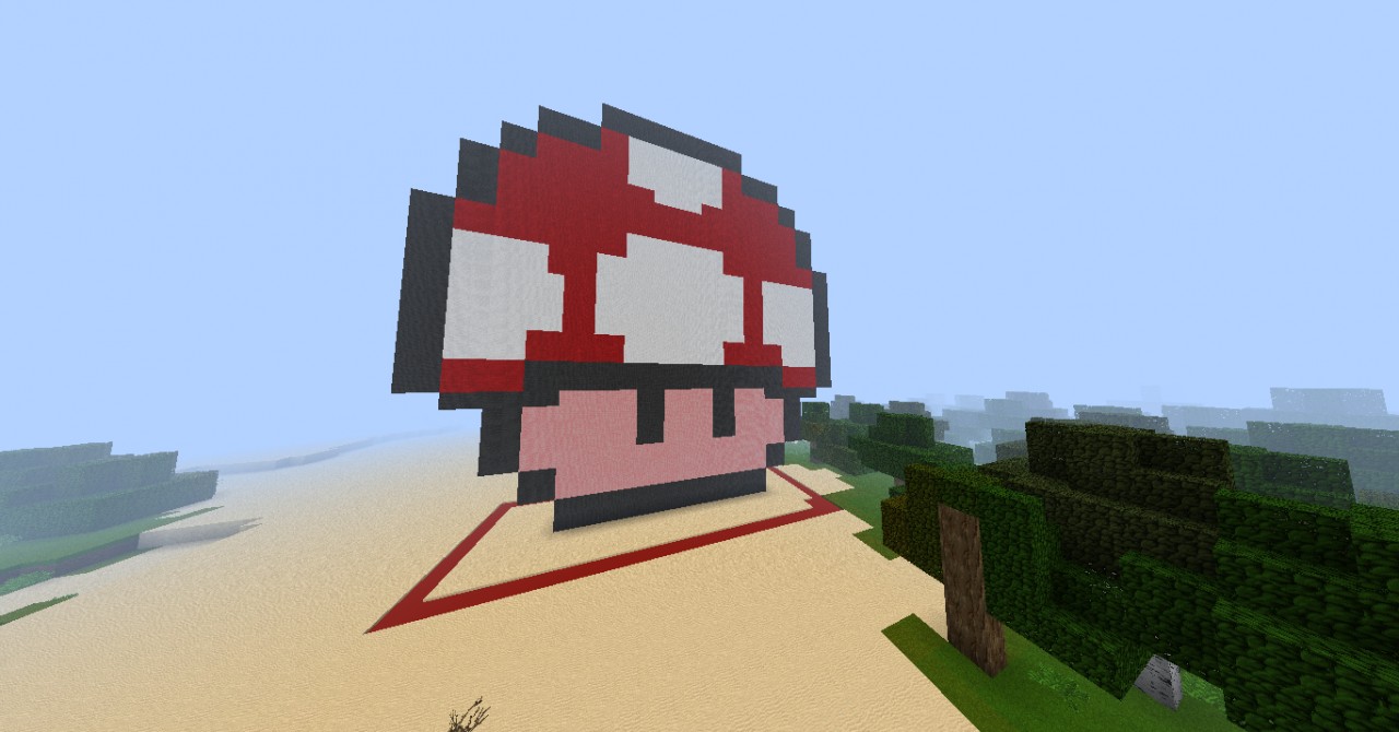 Super Mario Mushroom Minecraft Map